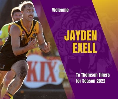 Thomson Tigers Recruitment News Jayden Exell Is A Facebook
