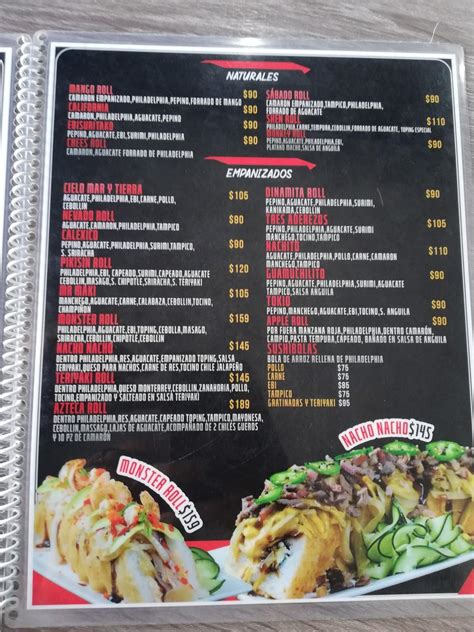 Menu At Komaki Sushi Restaurant Mexicali Av Murcia 1499