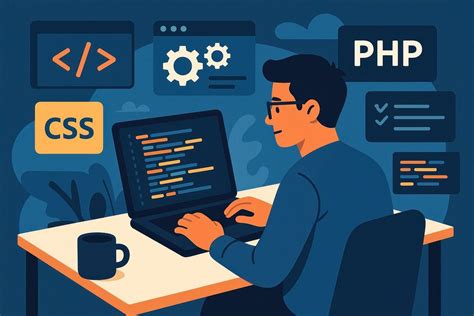 Developer Coding Web Applications Free Photo Illustration Rawpixel
