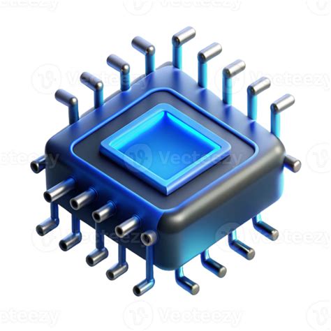 Wonderful Abstract A Single Microchip Magnified Immensely Intricate Pathways Glowing With