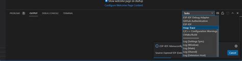 Bug Report ESP IDF Menuconfig Loading Default Values Windows Hung VSC Issue