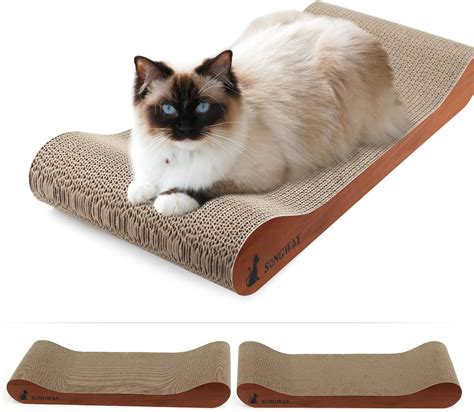 Amazon Songway 大型猫爪とぎ ぽっちゃり猫 爪研ぎ つめとぎ 大きい サイズ ねこ段ボール 強化 ダンボール 高密度