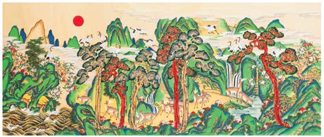 대한민국민화공모대전 김주영 십장생도