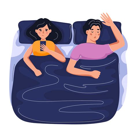 Woman Cant Sleep Because Of Partners Snoring Sleep Apnea Snoring