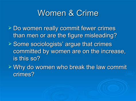 Feminism Gender And Crime Ppt
