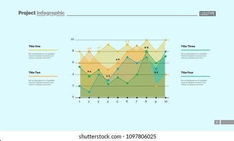 Detailed Line Graph Slide Template Business Stock Vector Royalty Free Shutterstock