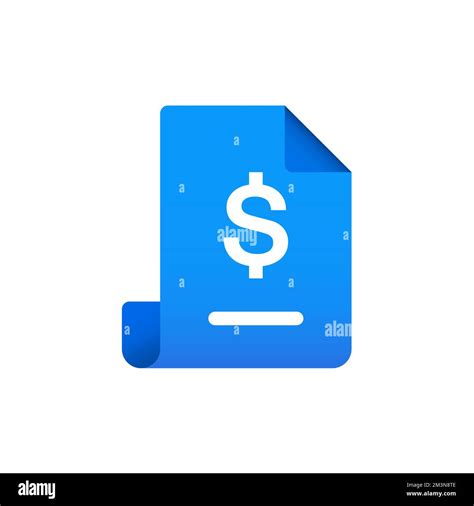 Invoice Icon Payment And Bill Invoice Tax Sign Design Paper Bank Document Icon Vector