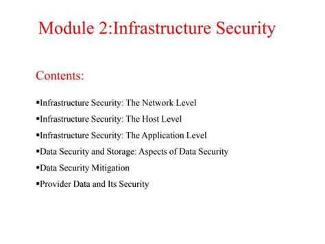 Cloud Securitymodule2ppt Cloud Computing Internet