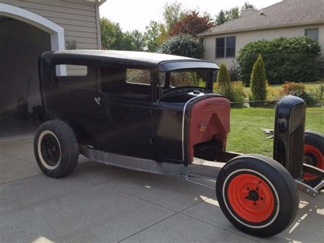 1930 Ford Model A Av8 Tudor Sedan 1932 Chassis Hot Street Rod Scta