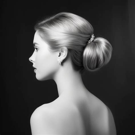 Premium Photo Photo Of Classic Chignon