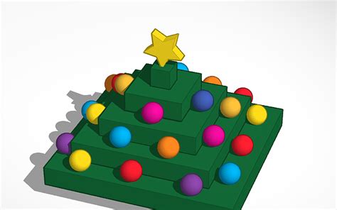 3d Design Árbol De Navidad Tinkercad