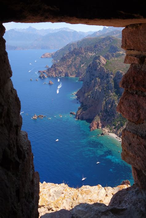 Anse San Pellegrinu Depuis La Torra Di Turghju Corse Du Sud Corse