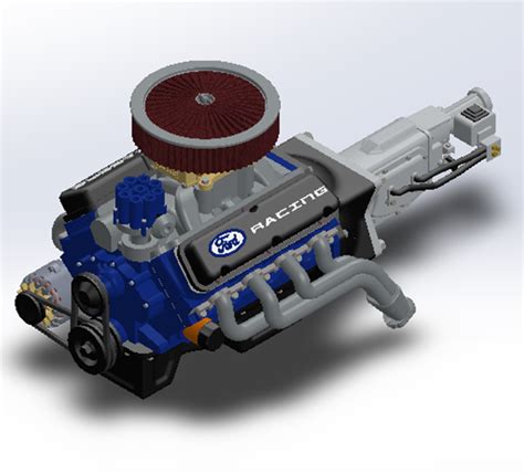 3d File 1 24 Scale Ford Small Block 302 Performance Upgrade Pack 🚙・3d