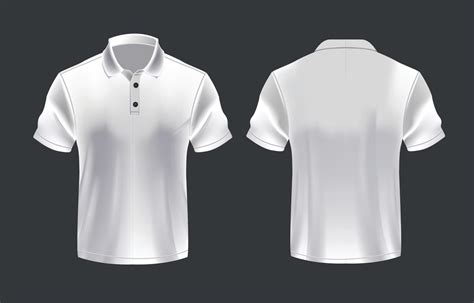 Simple 3d White Polo Shirt Template 22274861 Vector Art At Vecteezy