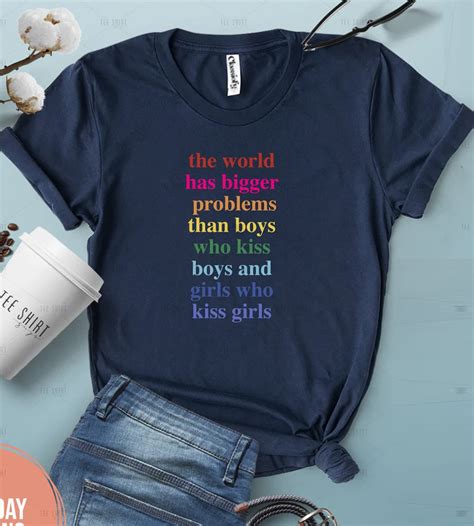 Get Round Neck Printed The World Has Bigger Problems Shirt