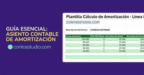 Asiento Contable De Amortización Tu Guía Completa