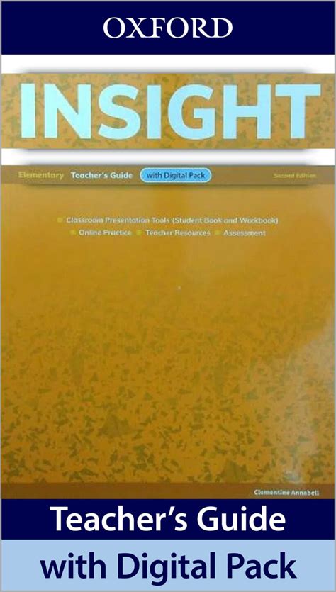Insight 2nd Edition Elementary Teachers Guide With Digital Pack