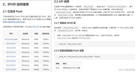 Rt Thread记录（十六、sfud组件 — Spi Flash的读写）rt Thread矜辰所致infoq写作社区
