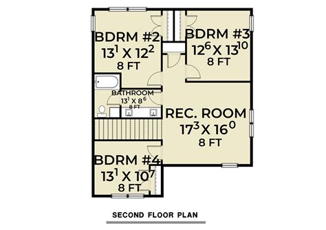 Traditional Two Story European Style House Plan Plan