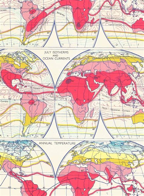 Isotherm World Map