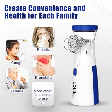 Dmrdn Nebulizer For Asthma Nebulizer Portable Rechargeable Machine For
