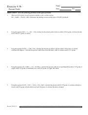 Calculating Percent Yield In Chemical Reactions Examples And Course Hero