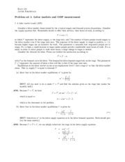 Problem Set Answers Econ Javier Birchenall Problem Set Labor Markets And GDP