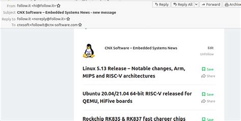 Website Updates Email Subscription And Responsive Design CNX Software