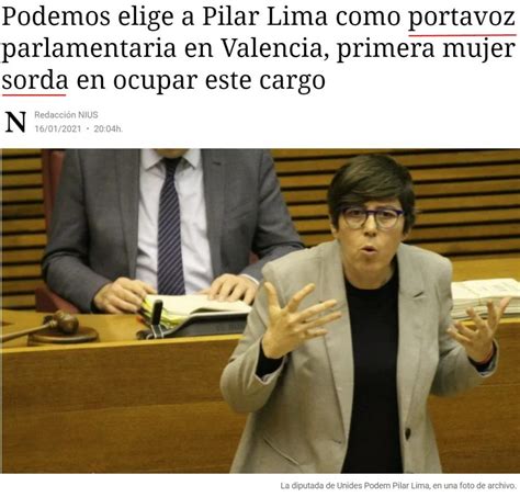 Una Portavoz Sordomuda