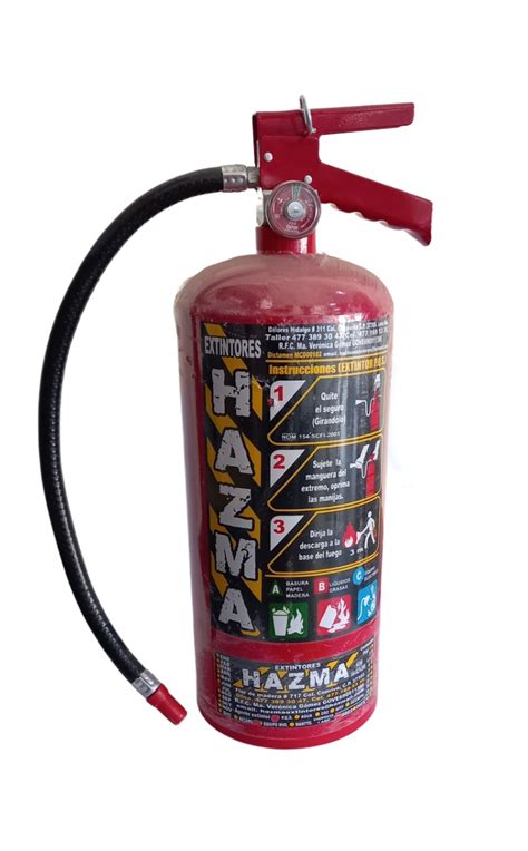 Extintor De Emergencia Recargable Pqs Prosafety Mx