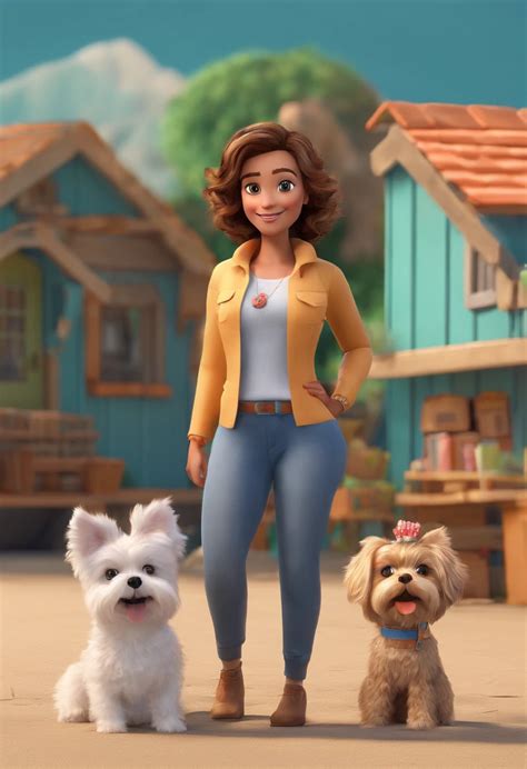 사랑스러운 커플의 일러스트 연한 갈색 머리와 짙은 갈색 눈을 가진 백인 여성과 아름다운 연한 갈색 눈을 가진 더 어두운 피부색을 가진 백인 여성을 강조합니다 첫 번째