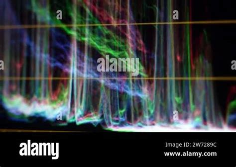 Color Grading Indicator Graph On Screen Rgb Colour Correction Graphic