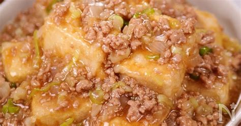 揚げ出し豆腐の☆あま～い肉そぼろあんかけ😋 レシピサイトnadia