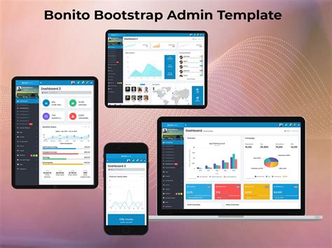 bonito admin dashboard template with bootstrap 5