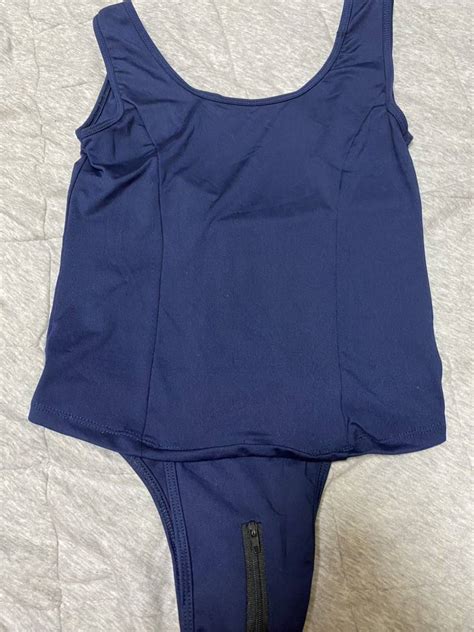Yahoo オークション スクール水着 ファスナー付き