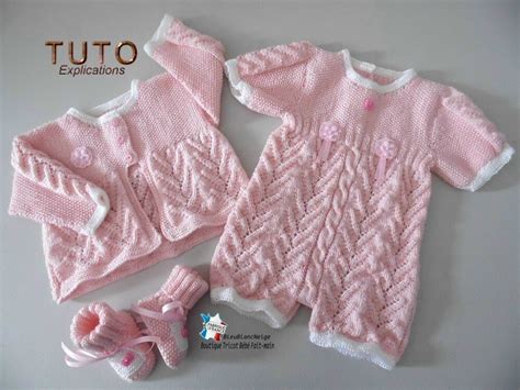 Fiche tricot bebe tuto bb modèle layette à tricoter pdf