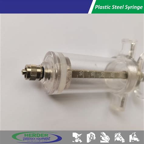 Hot Sale Automatic Injection Veterinary Plastic Steel Syringe For