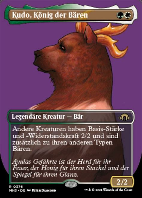 Kudo King Among Bears · Modern Horizons 3 Mh3 376 · Scryfall Magic