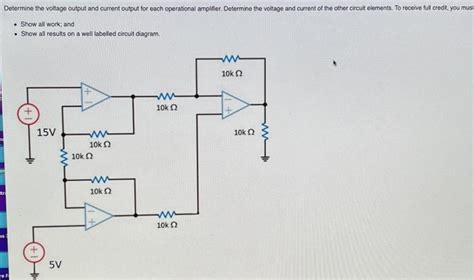 Solved Determine The Voltage Output And Current Output For Chegg Com