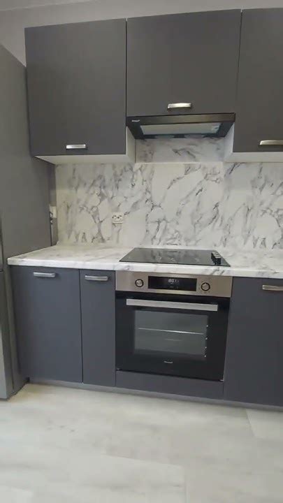 Кухня Классика МДФ фасад Графит матовый #kitchen - YouTube
