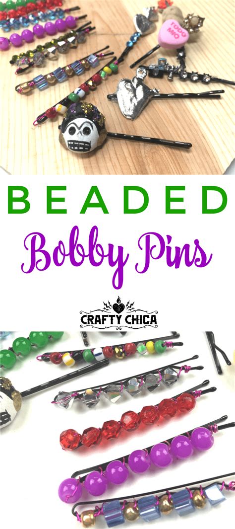 How To Make Beaded Bobby Pins Crafty Chica
