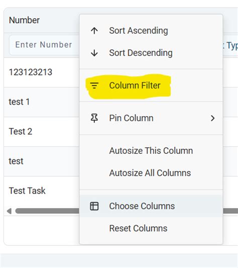Remove Column Filter Option From Column Header Menu In Ag Grid