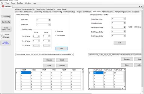 IWR6843 IWR6843 BPM Configuration Sensors Forum Sensors TI E2E Support Forums
