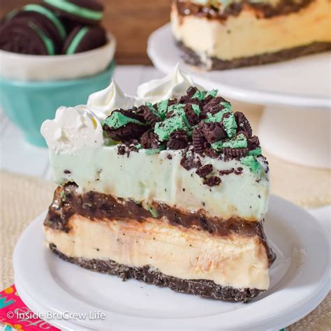 Mint Chocolate Chip Ice Cream Cake Inside BruCrew Life