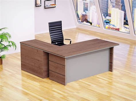 Mahmayi Executive L Shape Desk For Computer Workstation 180cm Size