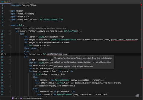 Using Task Instead Of Async And Offering Query Functions That Fail