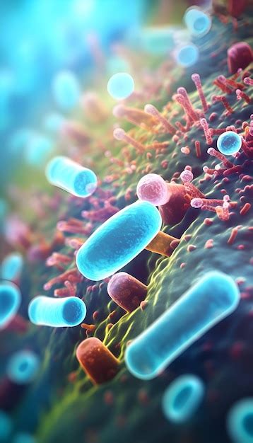 Premium Photo 3d Illustration Of Bacteria Infecting Human Body