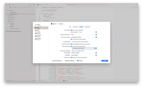 Custom Working Directory In Xcode The Swift Dev