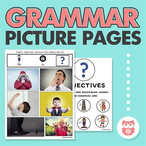 Grammar Picture Pages Speechy Musings