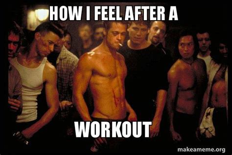 How I Feel After Workout